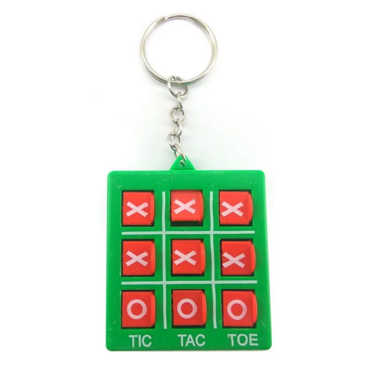 Funny Educational Xo Tic-tac-toe Game Mini Toy With Keychain - Buy Mini ...