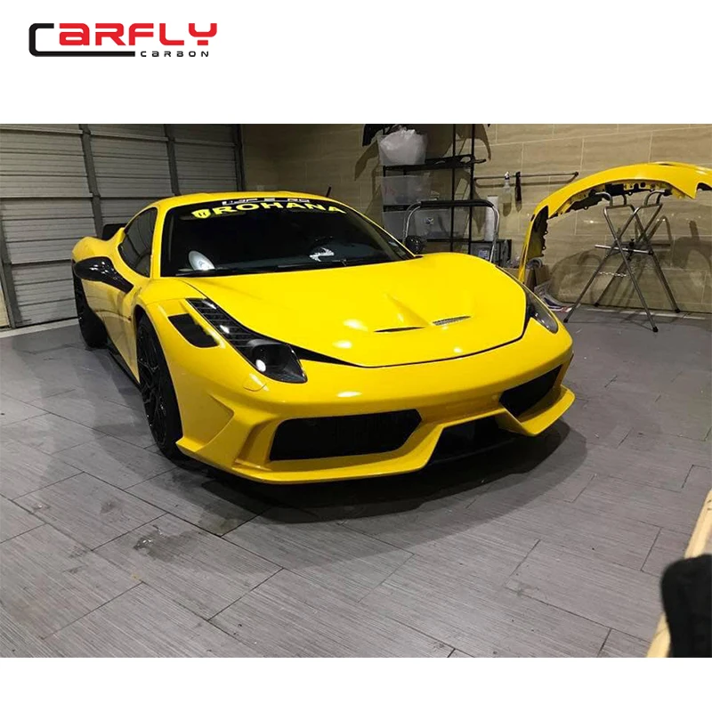 Speciale Style Body Kits for Ferrari F458 with Hood Carbon Scoop