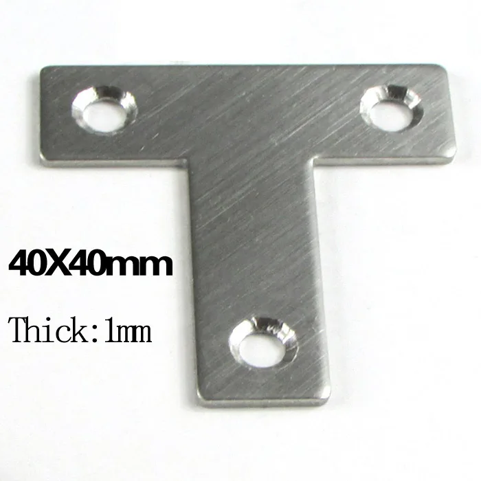 Galvanized Steel T Shape Hardware Angle Brackets With Different Size ...