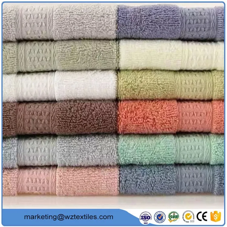 Hot Sale 100% Cotton Terry Face Towel /jacquard Hotel Face Towle/ Hand ...