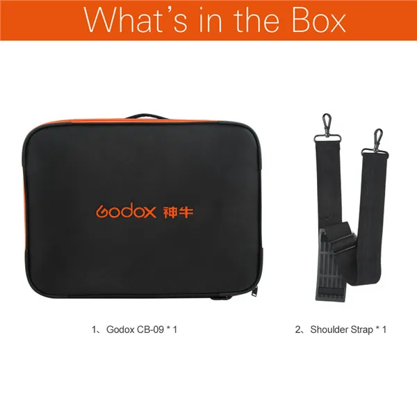 Godox Cb-09 Suitcase Carry Bag For Ad600 Ad600b Ad600bm Ad360 Tt685 ...