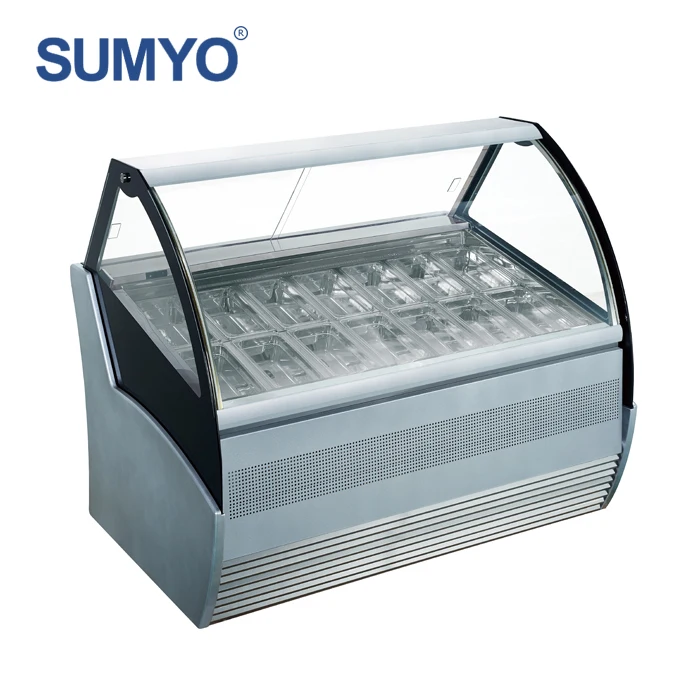 20 Trays Popsicle Gelato Display Freezer - Buy Popsicles Display ...