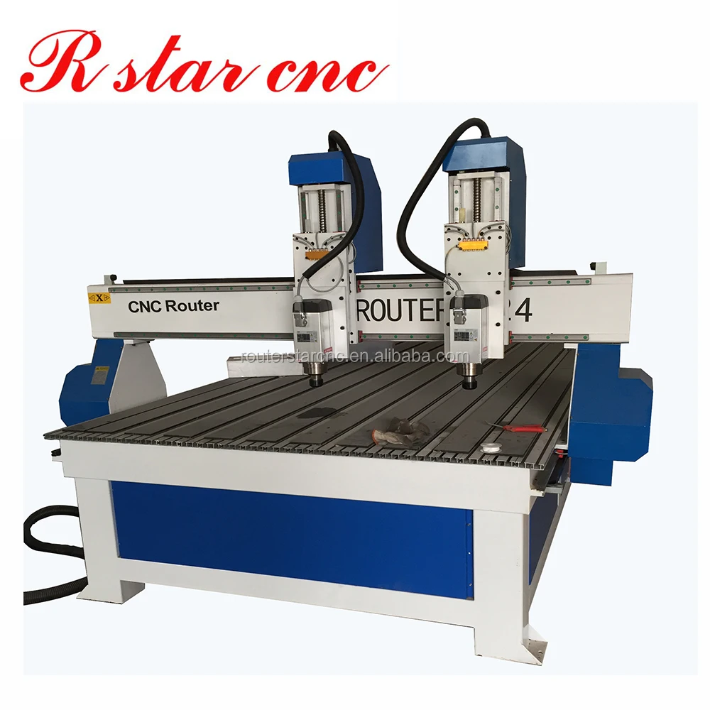 Double Spindle CNC Wood Cutting Router Machinery in India Price