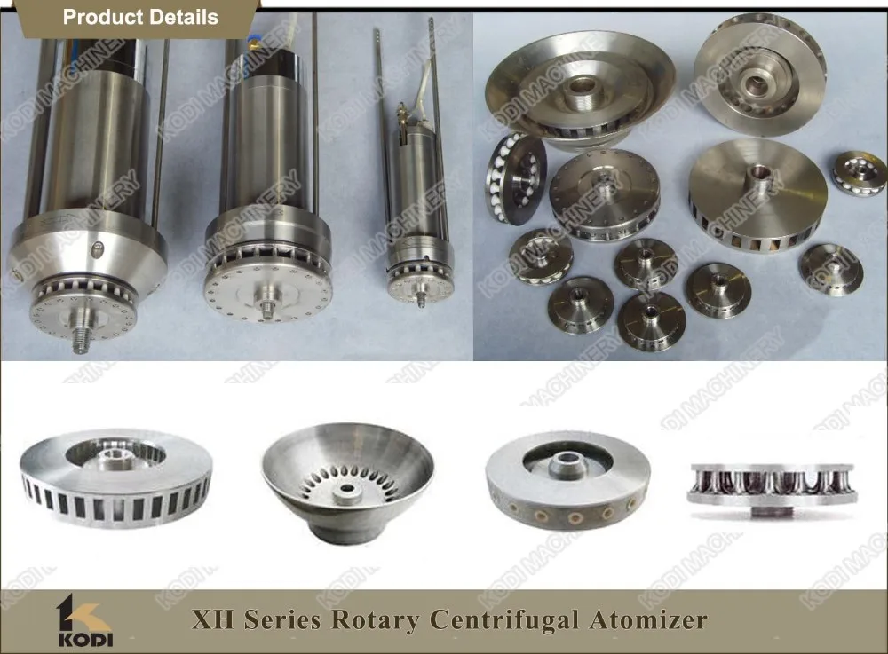 Kodi Xh Series Stainless Steel High Speed Rotary Centrifugal Atomizer ...