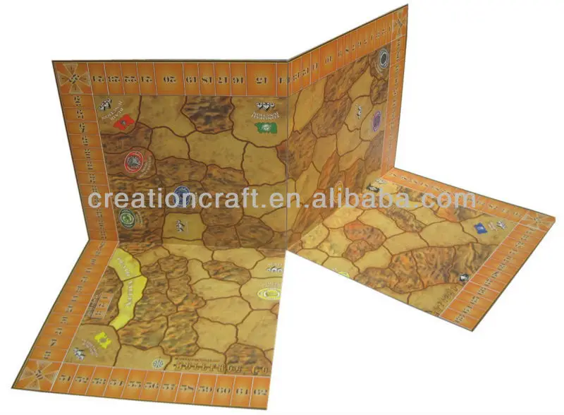 Custom Paper Cardboard Folded Game Board Manufacturer In Dongguan - Buy ...