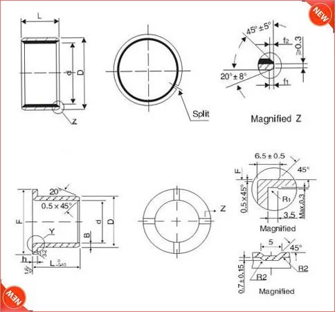 Carbon Steel Round Guide Graphite Bushing - Buy Bearing Bush,Graphite ...