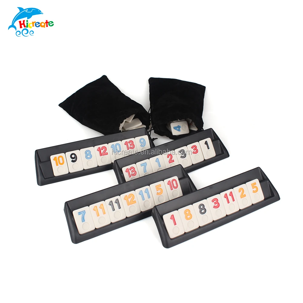 Custom Urea Mini Rummy Set Mahjong Rummy Set by Hicreate