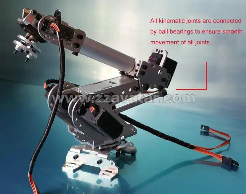 Education Industrial 6 Axis Mechanical Robot Robotic Arm Price For Sale ...