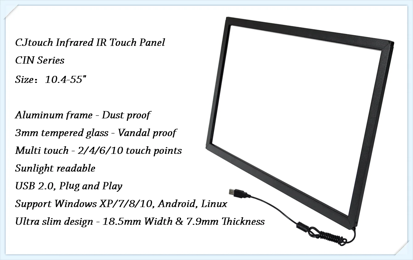 Ir Infrared 42 Inch Touch Screen Overlay For Touch Tv,Led Lcd Monitor ...