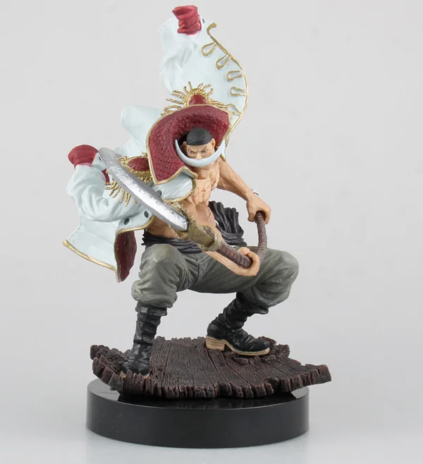 Pvc White Moustache Figure One Piece White Beard Doll - Buy White ...