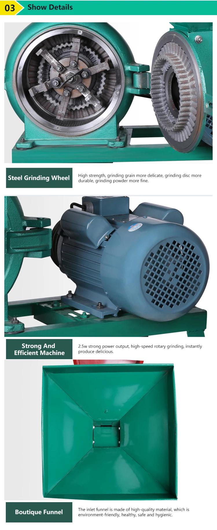 High Cost Effective Corn Maize Bean Barley Automatic Feeding Self ...