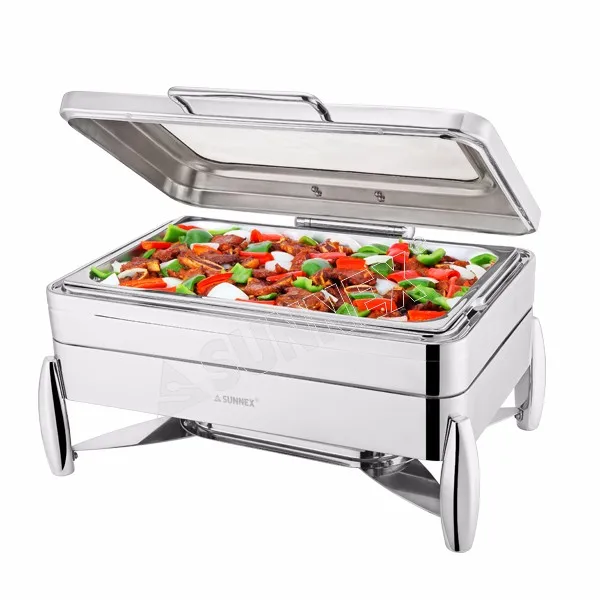 Sunnex Highest Level Buffet Ware Stainless Steel Chafer Chafing Dish ...