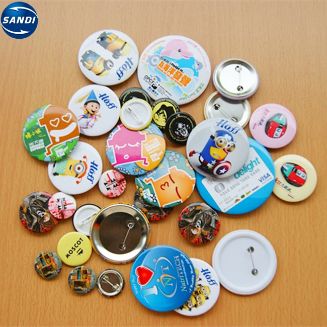 Wholesale Promotional Full Color Printing Custom Pin Badge - Buy Custom ...