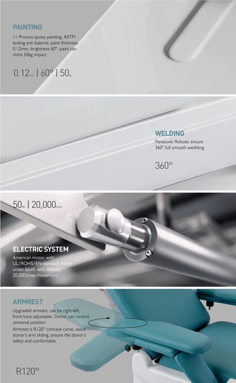 SKE-120A EEG CHAIR ECG CHAIR - Multi-Function Medical Furniture
