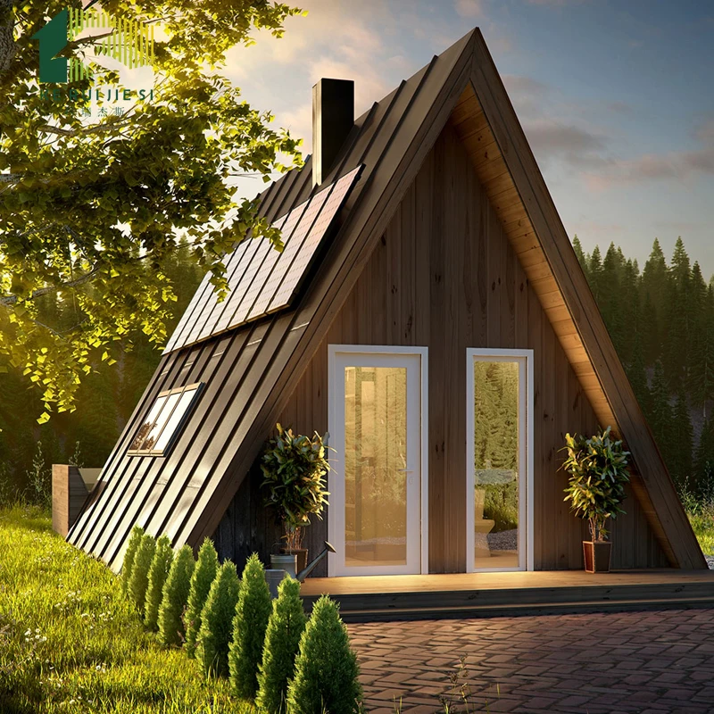 Triangle Container House Cabin - Modern Eco-Friendly Design