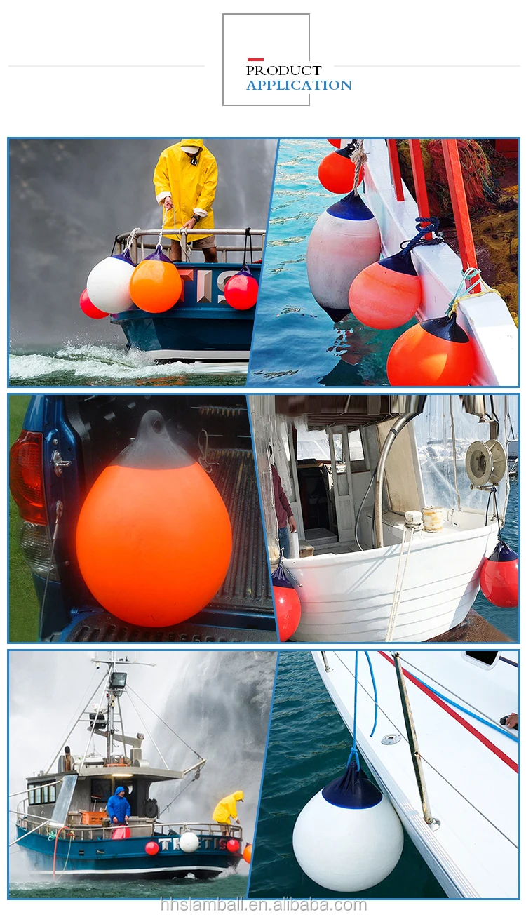 All Purpose Marine Grade Pvc Round A Series Marker Buoy Boat Fenders ...