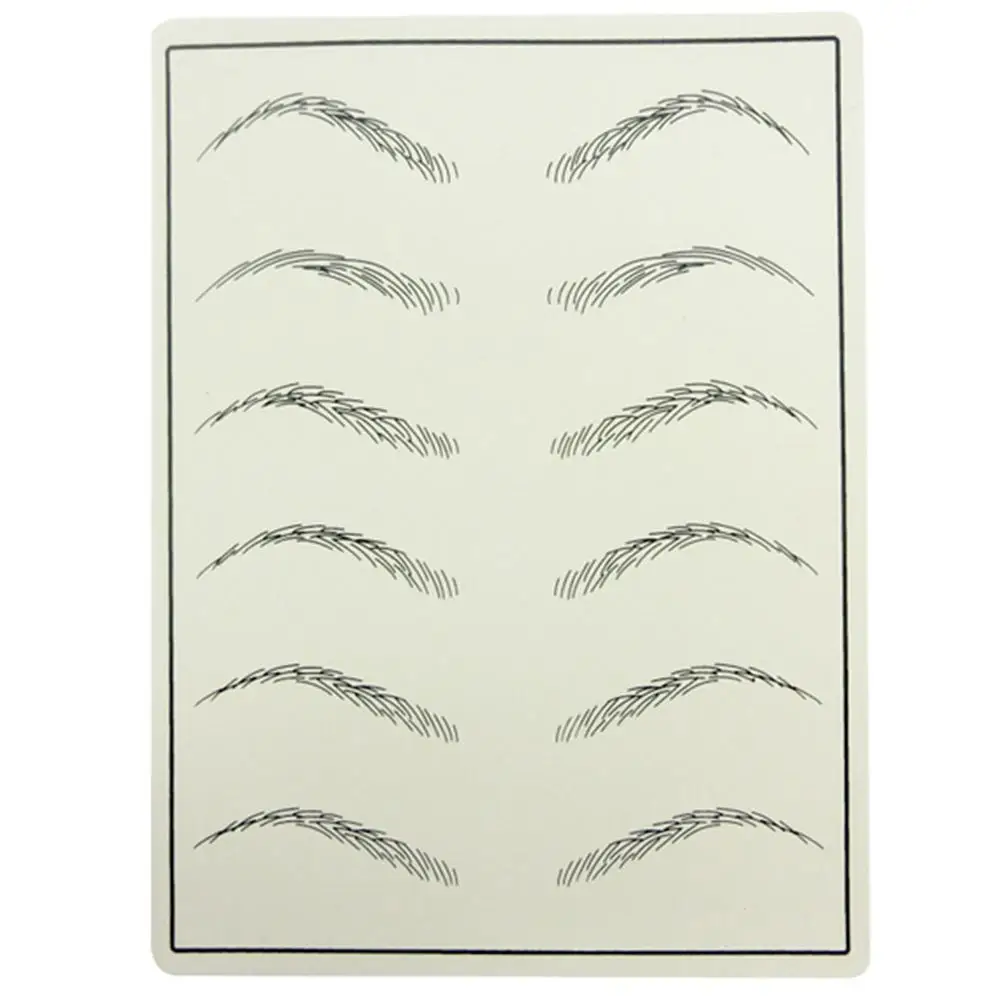 Lovbeauty Eyebrow & Eyeliner Makeup Practice Pad Practice Skin ...