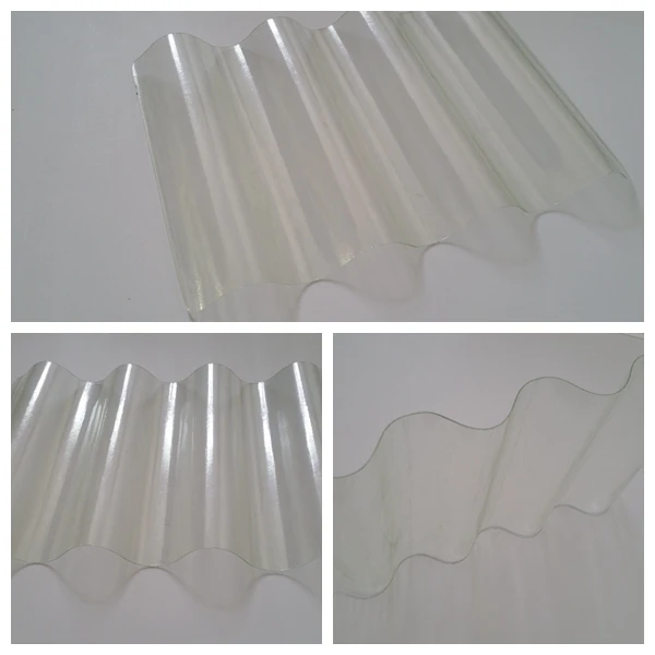 1mm Clear Frp Grp Transparent Flat Roof Sheet Greenhouse
