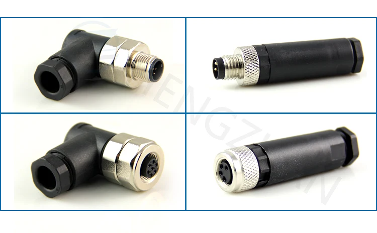 Can Bus Terminator Resistor Male 5 Poles M12 Connector With 120 Ohm 1 ...