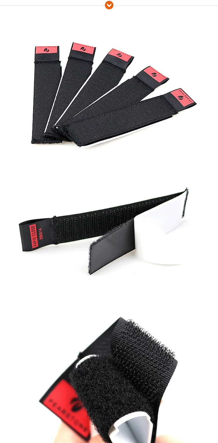 Lazo De Tela Velcro Plataforma Correas Gancho De Plástico Negro - Buy ...