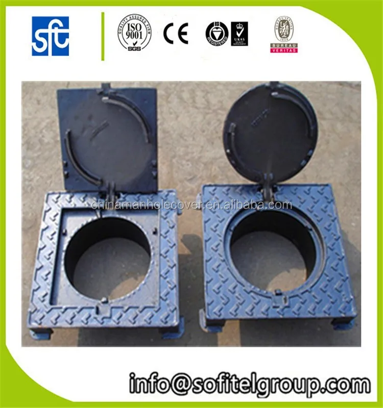 Ductile Iron Surface Boxes Fire Hydrant Valve Cover Asphalt Lac Metal ...