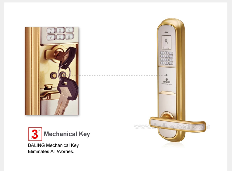 biometric cipher lock with fingerprint keypad password function MZ-6072 ...