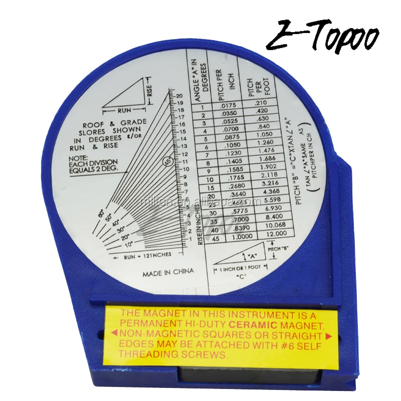 100mm Inclinometer With Magnetic Base Measure Level Angle Slope Finder ...