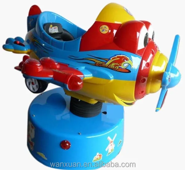 Coin Operated Rotating Aircraft Airplane Helicopter Kiddie Ride - Buy ...