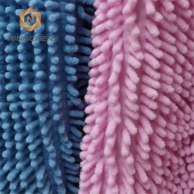 Mats Fabric Chenille Microfiber Fabric 100% Polyester/poly Nylon ...