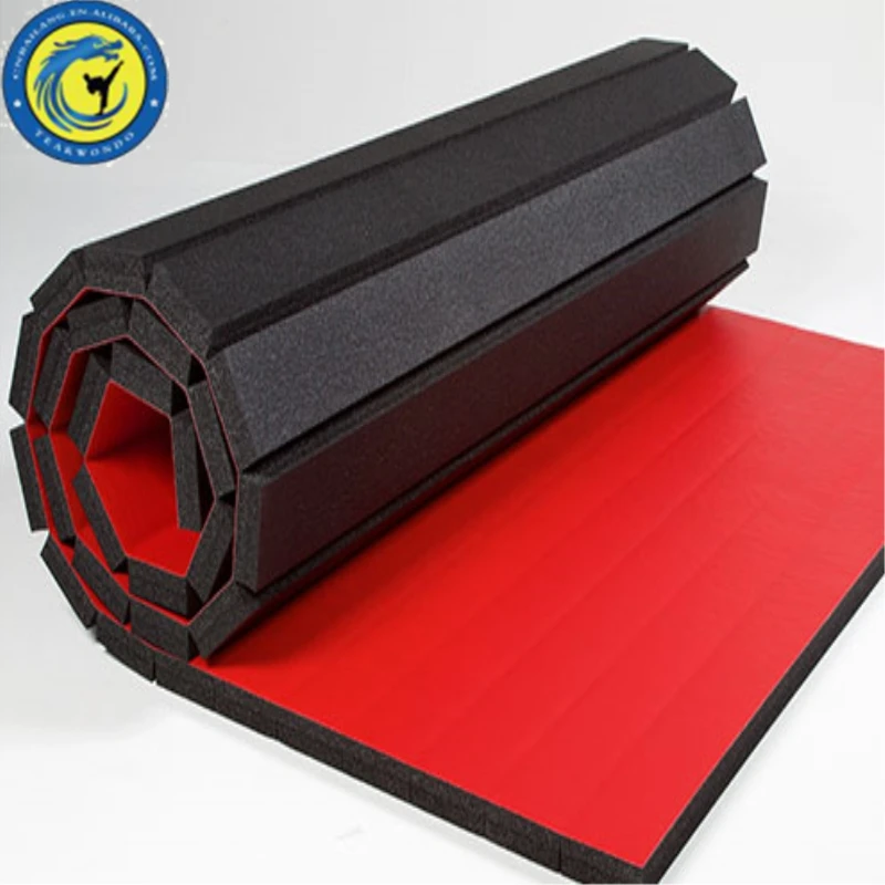 Roll Out Bjj Wrestling Tatami Mat Gymnastic Carpet Roll Matt - Buy Roll ...