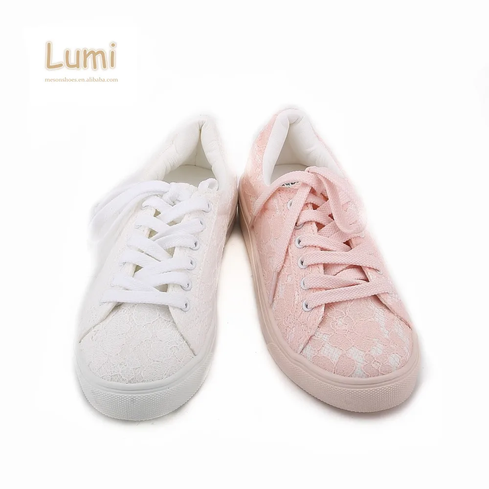 China Wholesale Cheap Lace Ladies Beautiful Sneakers Women Casual Shoes ...