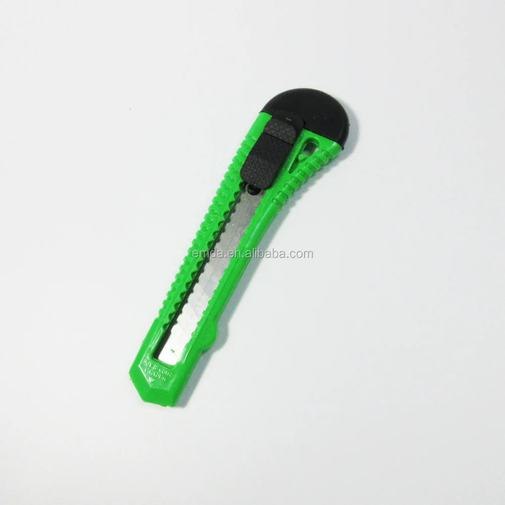 Office 18mm Width Single Blade Plastic Box Cutter Utility Knife Art ...