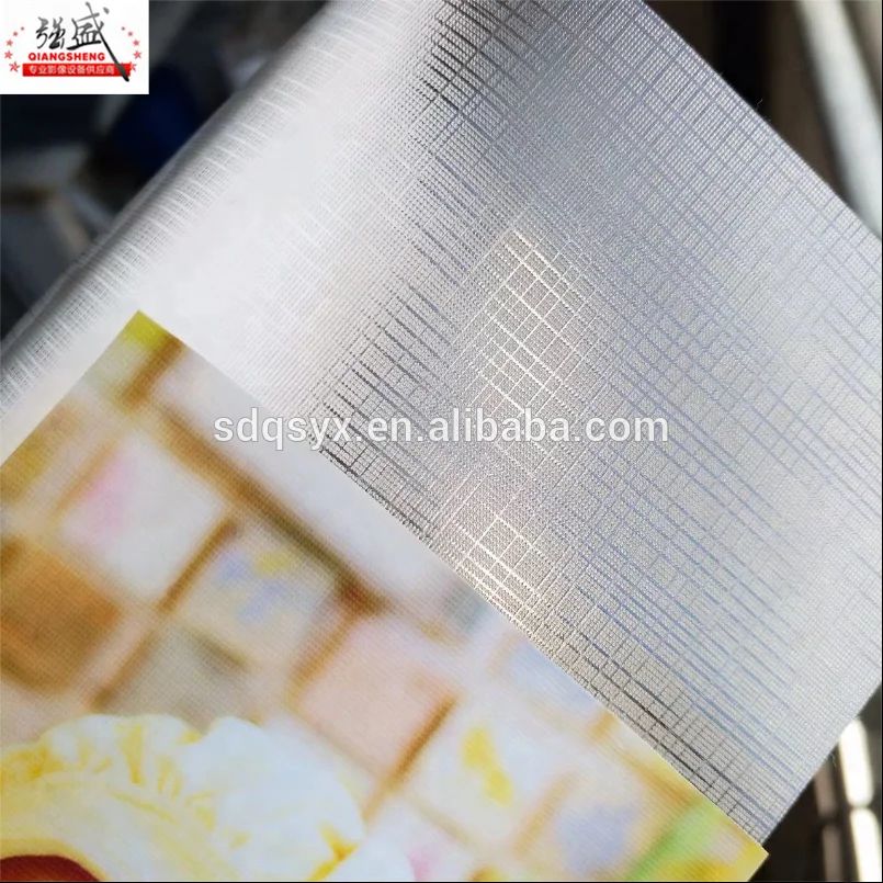 CROWN Embossed Cross Pattern Cold Lamination Film for Photos