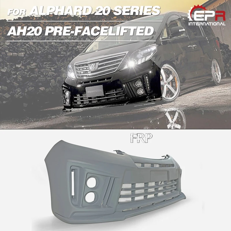12-14 Toyota Alphard 20 Series Front Bumper - EPR Fiberglass