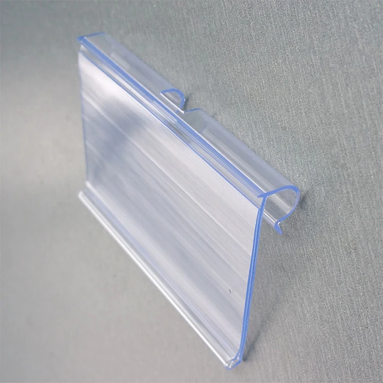 Clear Plastic Label Holder - Price Tag Display Solution