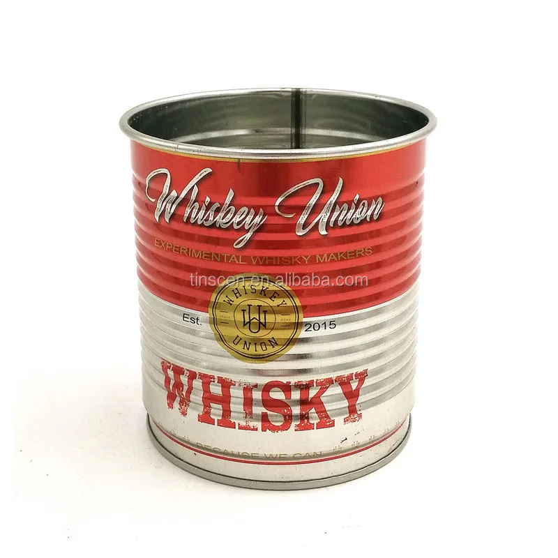 Tin Drinking Cups - Durable 350ML Tins for Whisky & Beer