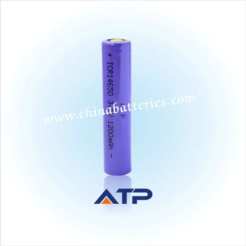 Li-ion Battery Icr 14650 3.7v 1200mah Small Size With High Capacity ...