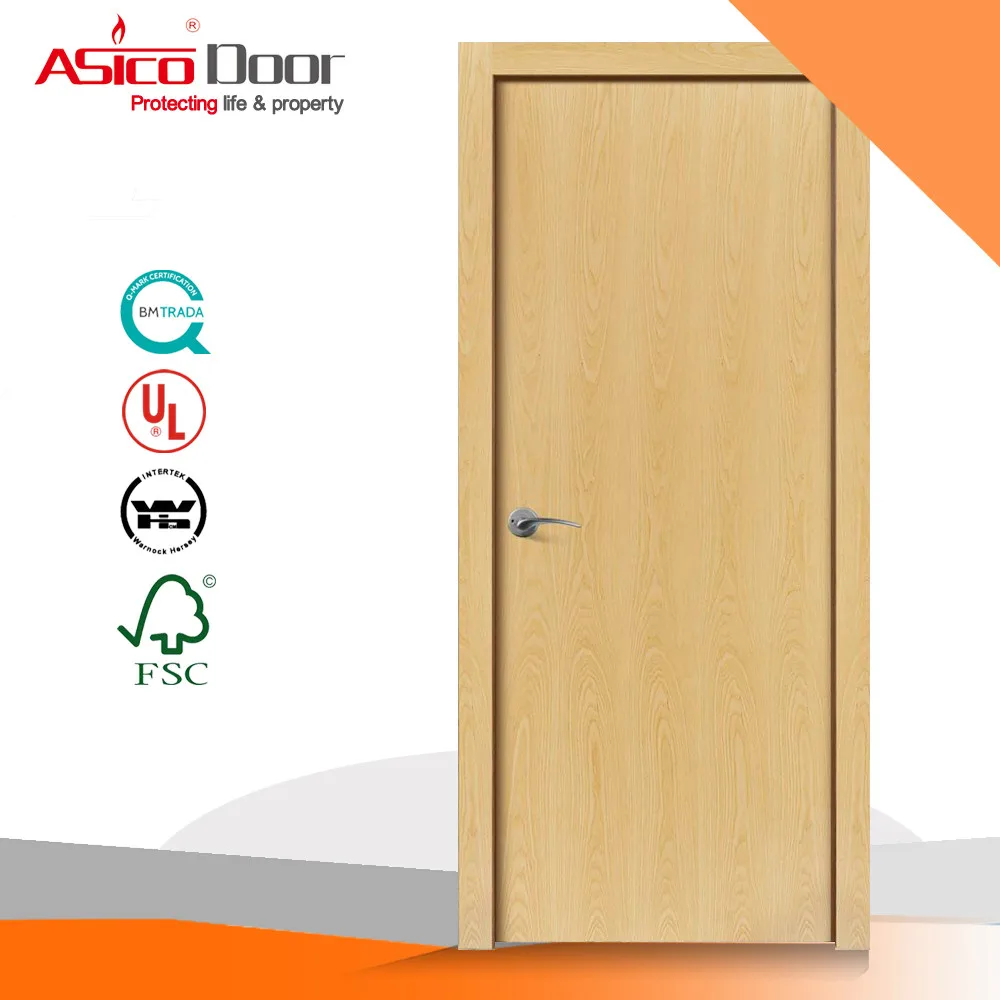 Asico Hollow Core Single Leaf Wooden Flush Door For Interior - Buy ...