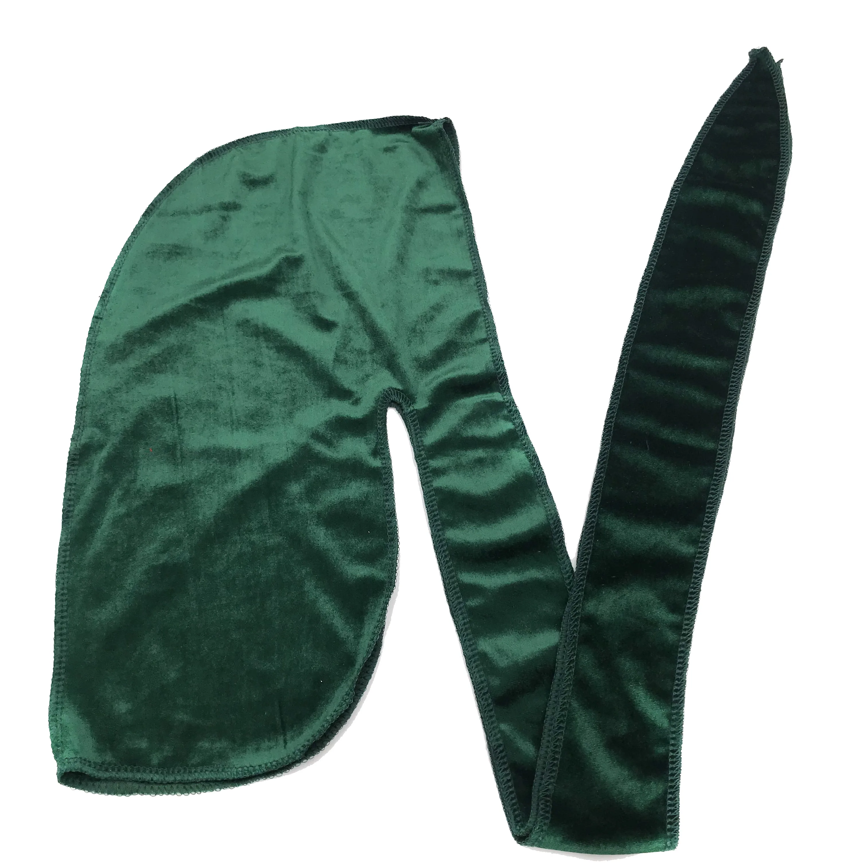 Custom Velvet Durag with Extra Long Tail - Fashion & Comfort