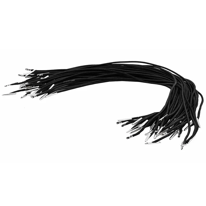Black Elastic String With Barb End Elastic Cords For Menu - Buy Elastic ...