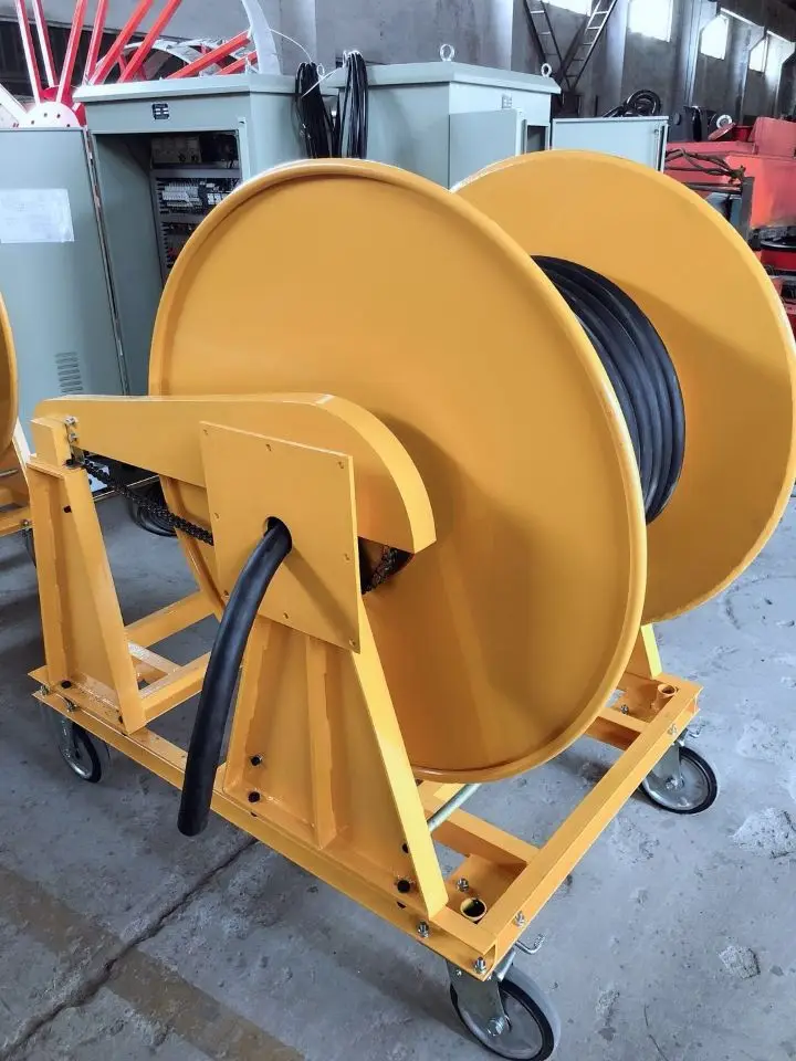 Industrial Spring Cable Reel Drum - Reliable Cable Control
