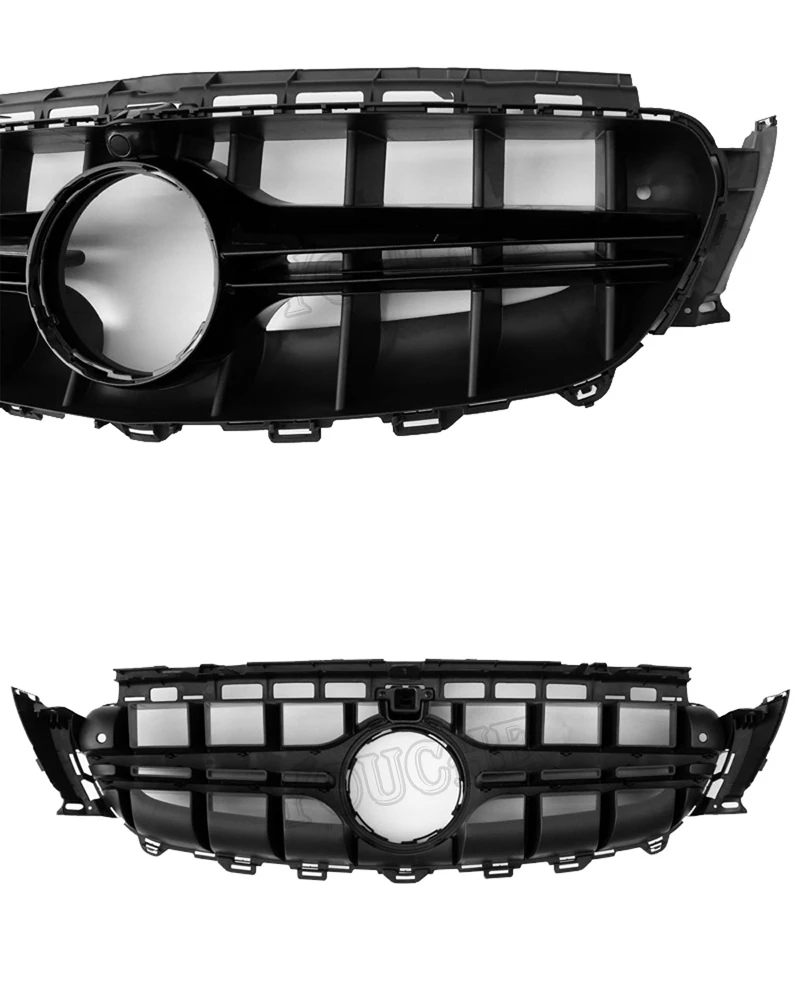 E63 Style Amg Front Bumper Grille Auto Grill For Mercedes Benz E Class W213 W238 C238 2016+ Abs ...