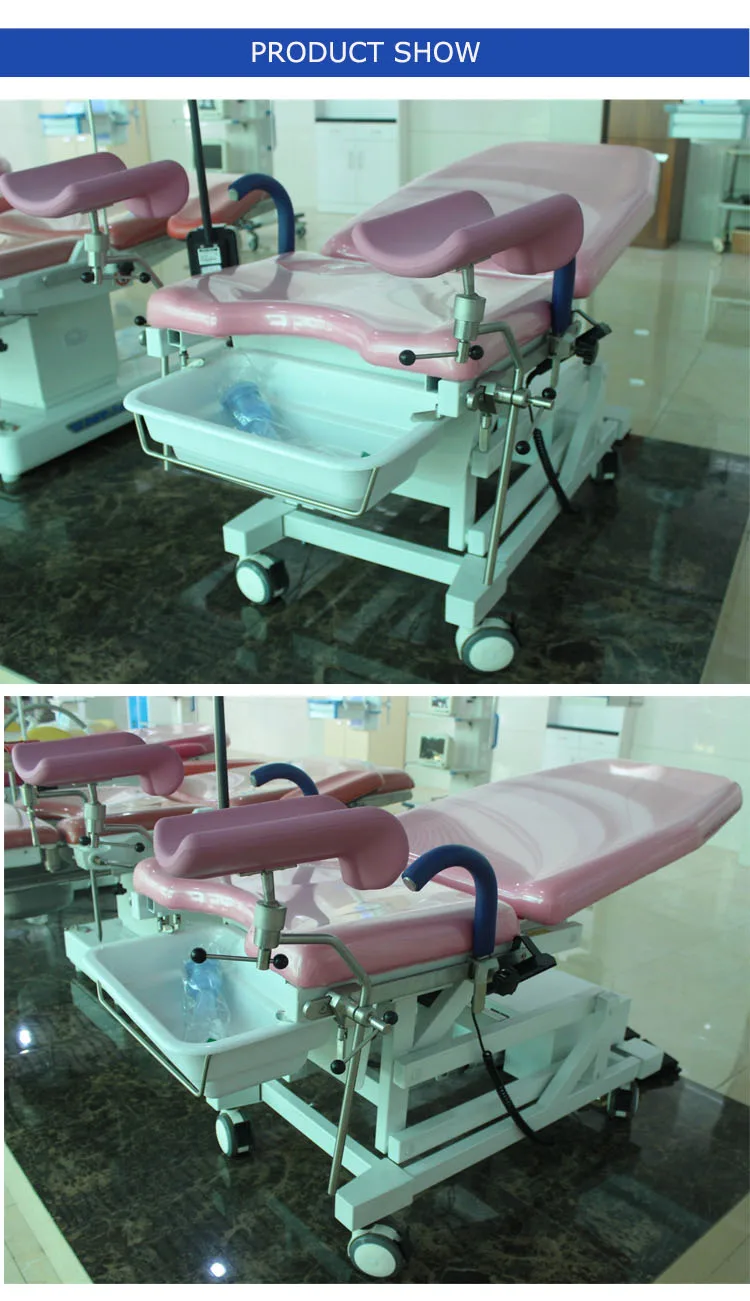 JQ-3005 Maternity Equipment Electric Gynecologic Table for Birth-giving ...