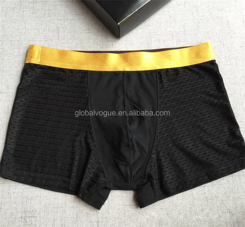 Super Sexy Men Underwear Gold Waistbrand Mighty Men's U Convex Bag ...