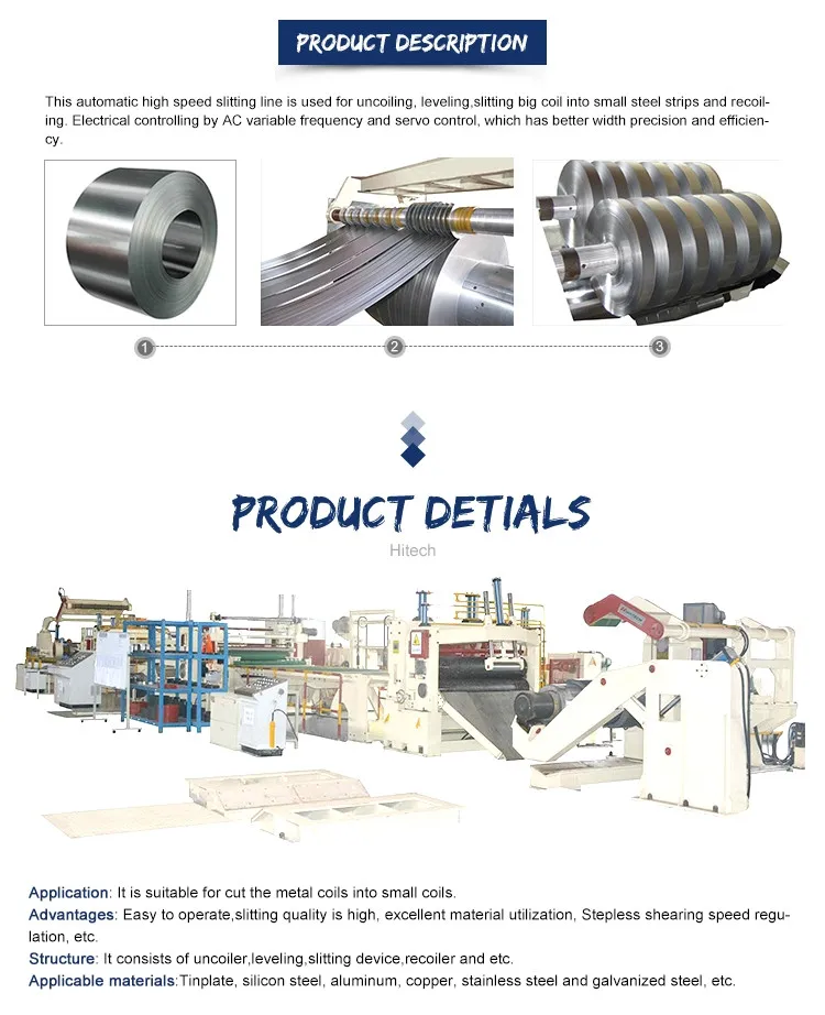 Automatic Steel Coil Slitting Shearing Cutting Slit Machine Automatic ...