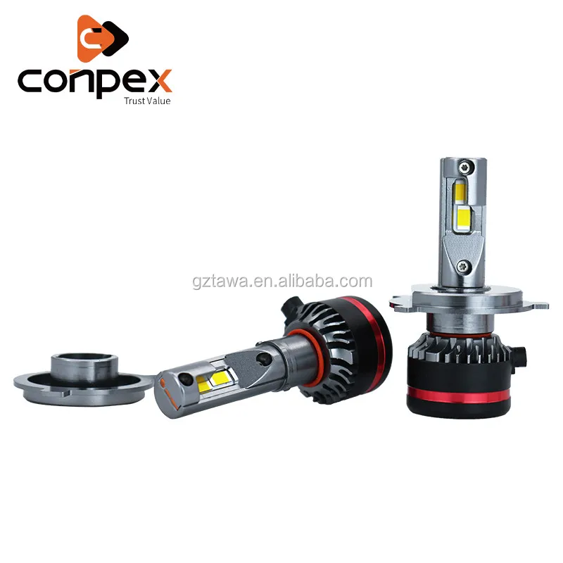 Conpex Led Headlight H4 2019 New Item M8 90w 10000lm Super Bright Universal Car Led Headlight ...