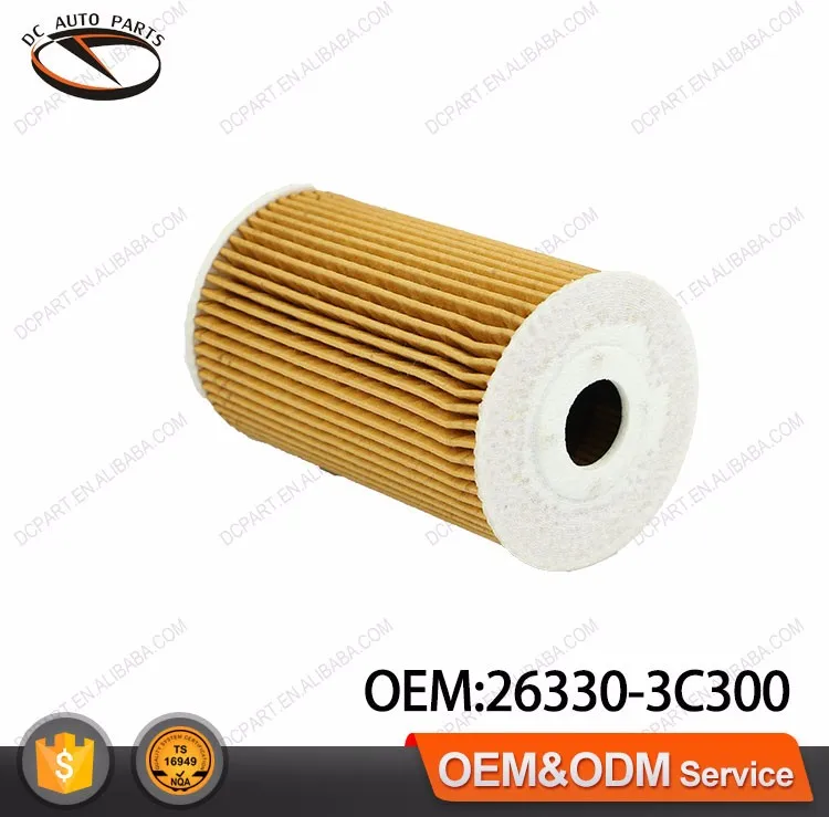 Auto Parts Car Oil Filter For Kia Korean Cars Oem 26330-3c300 ...