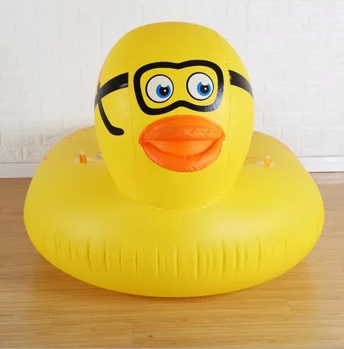 Large Floating Swimming Toy Yellow Duck Motorized Pool Float - Buy ...