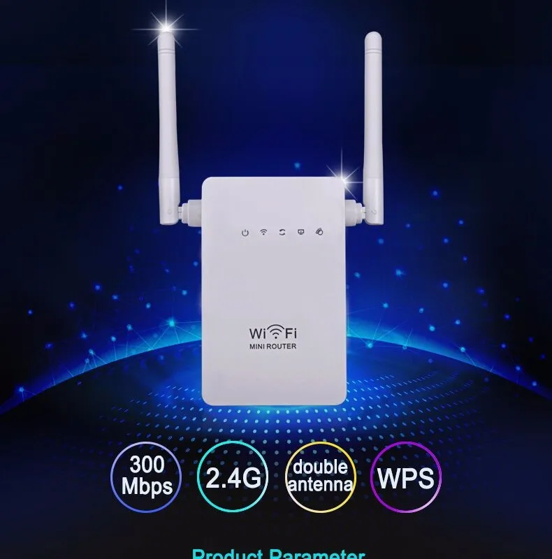 Mini Wifi Repeater 300mbps Wireless Wifi Router 802.11 B/g/n Wireless-n ...