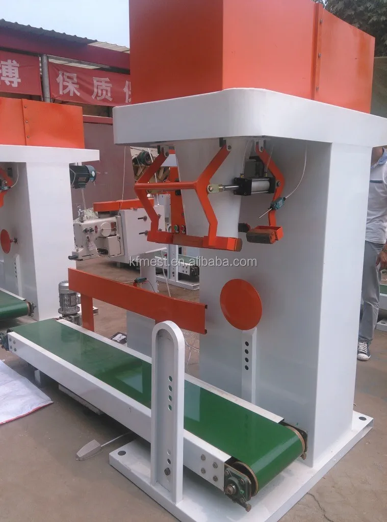 5-50kg Bag Corn Silage Packing Machine With Filling Conveyor Sewing ...